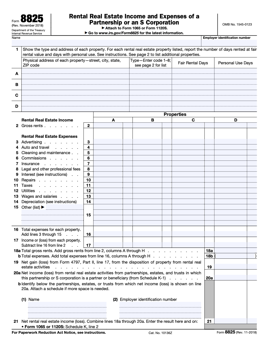 Form 8825 for Partnerships & S Corps | Huddleston Tax CPAs